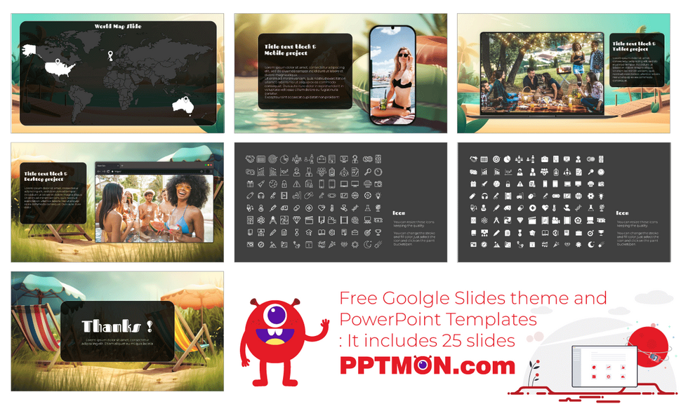 Sunny Holidays Free Google Slides Themes PowerPoint Templates