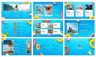 Enjoy Summer Vacation Free Google Slides PowerPoint Templates