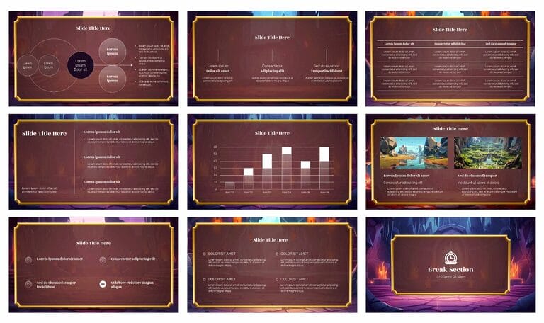 Adventure Game Google Slides Themes PowerPoint Templates