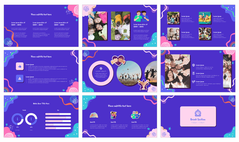 Friendship Day Newsletter Presentation Templates