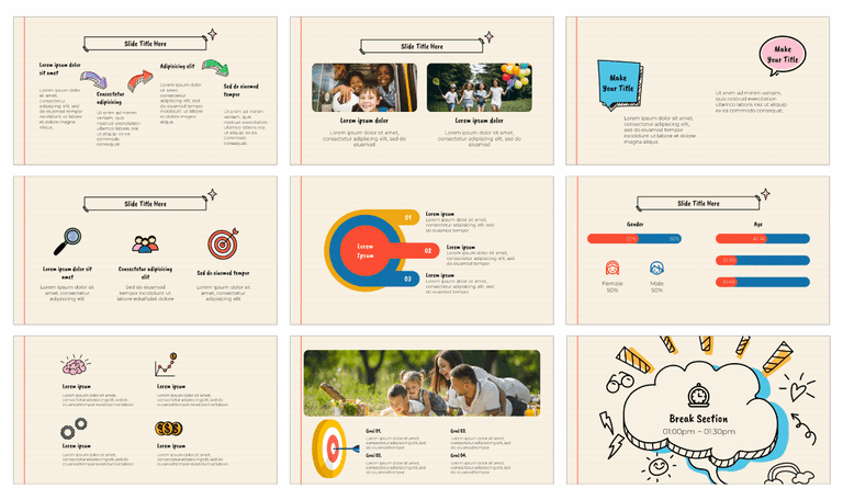 Brainstorming Mind Maps Free Google Slides PowerPoint Template