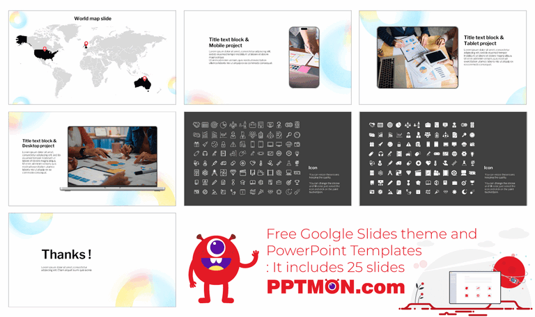 Minimalist Slides for Meeting Google Slides PowerPoint Templates