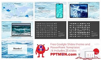 Beautiful Sea Presentation Templates- Google Slides PowerPoint