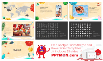 Welcome Summer Holidays Google Slides PowerPoint Templates