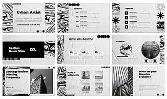 Urban Artist Free Presentation Templates - Google Slides and PPT