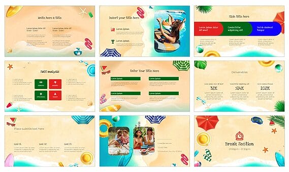 Welcome Summer Holidays Google Slides PowerPoint Templates