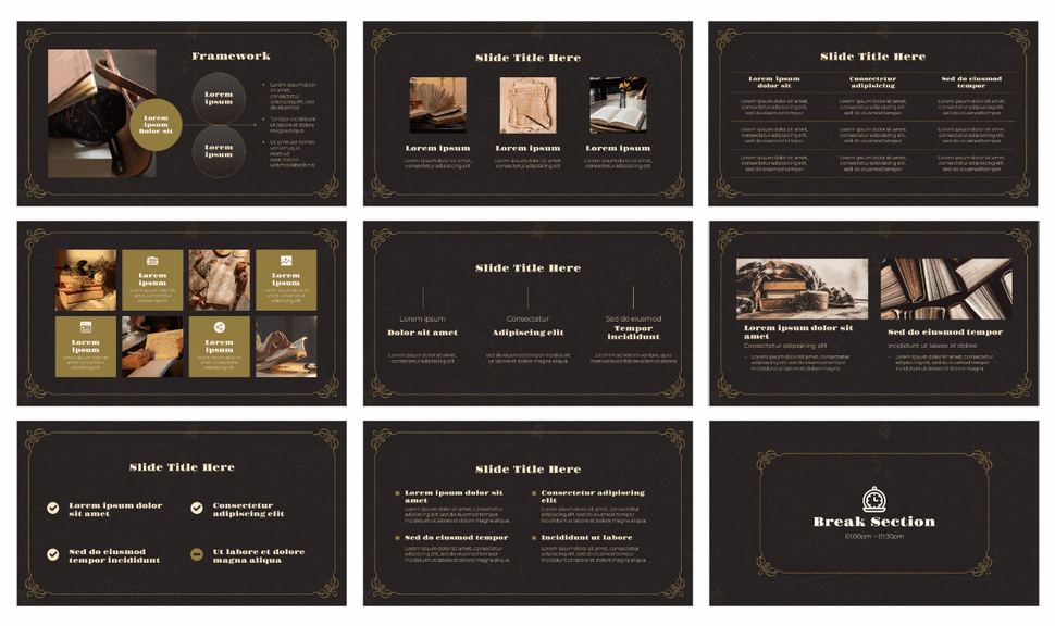 Classical Literature Google Slides Themes PowerPoint Templates