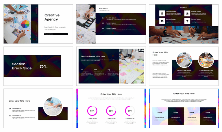 Creative Agency Free Google Slides Theme PowerPoint Template