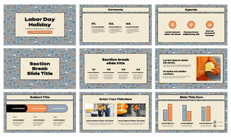 Labor Day Holiday Google Slides Themes PowerPoint Templates