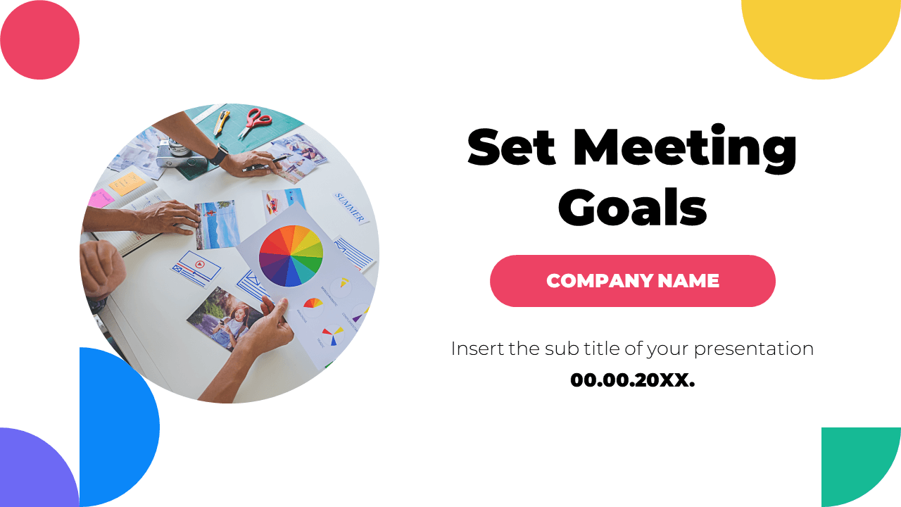 Set Meeting Goals Google Slides Themes PowerPoint Templates