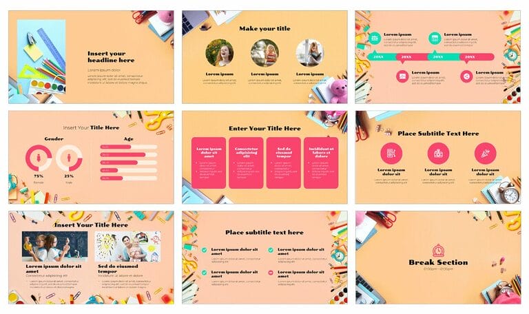 Back to School Sale Google Slides Themes PowerPoint Templates