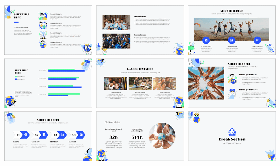 International Peace Day Free Google Slides PowerPoint Templates