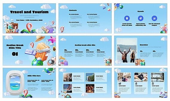 Travel and Tourism Google Slides Themes PowerPoint Templates