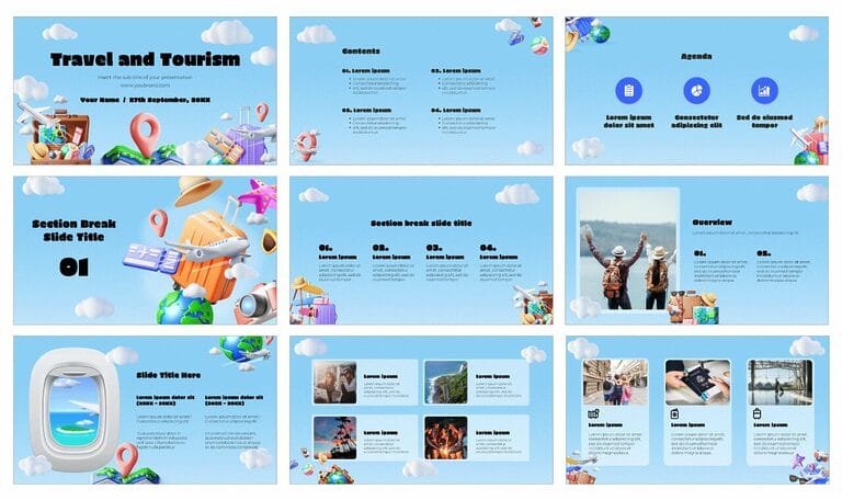 Travel and Tourism Google Slides Themes PowerPoint Templates