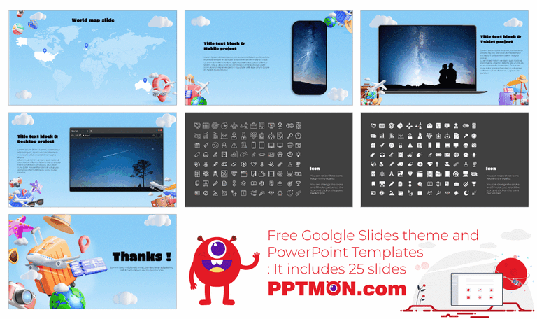 Travel and Tourism Google Slides Themes PowerPoint Templates