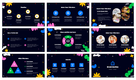 Background for Art Subject Google Slides PowerPoint Templates