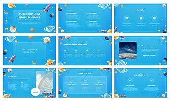 Astronomy and Space Sciences Google Slides PowerPoint Themes