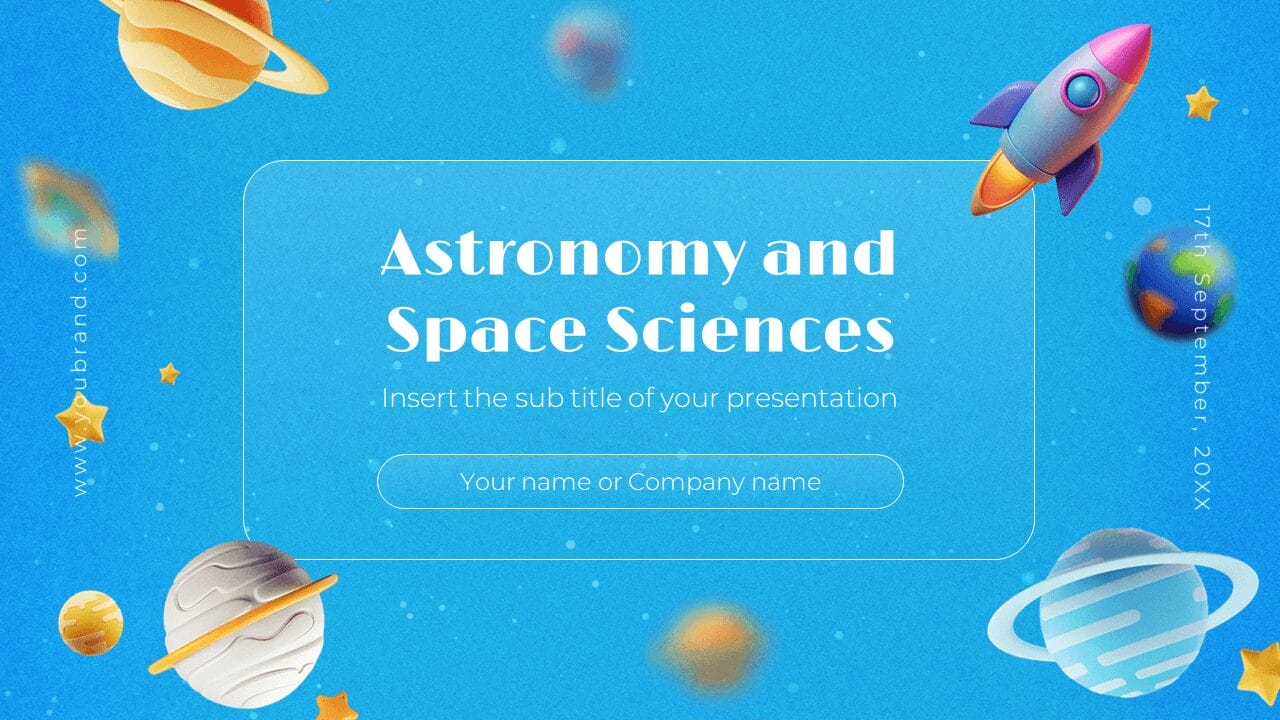Astronomy and Space Sciences Google Slides PowerPoint Themes