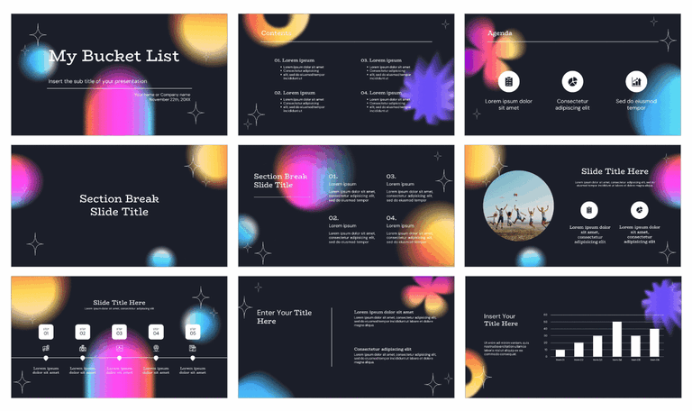 My Bucket List Free Google Slides Themes PowerPoint Templates