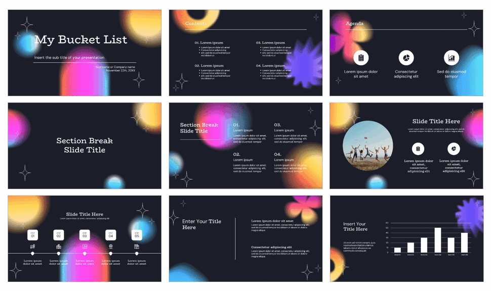 My Bucket List Free Google Slides Themes PowerPoint Templates