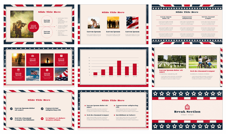 Celebrate Veterans Day Free Google Slides PowerPoint Templates
