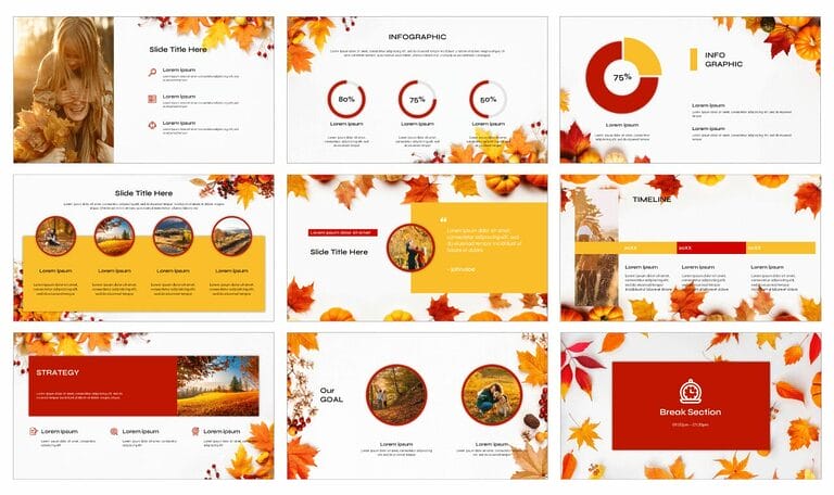 Autumn Composition Google Slides Themes PowerPoint Templates