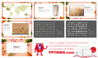Happy Fall Design Google Slides Themes PowerPoint Templates