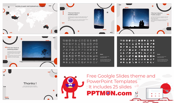 Modern Abstract Shapes Free Google Slides PowerPoint Templates
