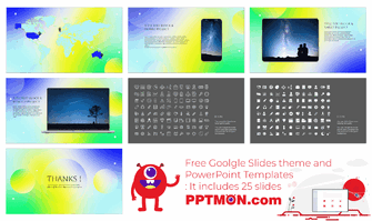 Gradient Inspirational Google Slides Theme PowerPoint Template