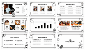 Halloween Greetings-Trick or Treat Google Slides PPT Templates