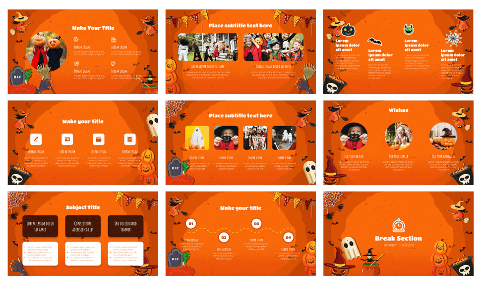 Happy Halloween Party Free Google Slides PowerPoint Templates