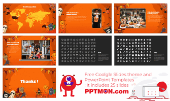 Happy Halloween Party Free Google Slides PowerPoint Templates