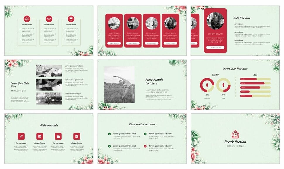 Mental Health Workshops Google Slides PowerPoint Templates