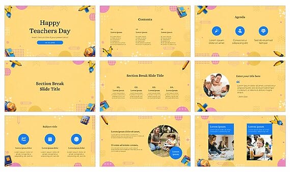 Happy Teachers Day Google Slides Themes PowerPoint Templates