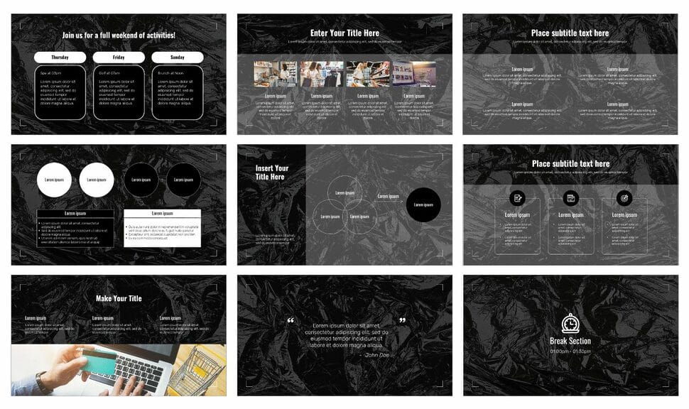 Awesome Black Friday Google Slides Theme PowerPoint Template