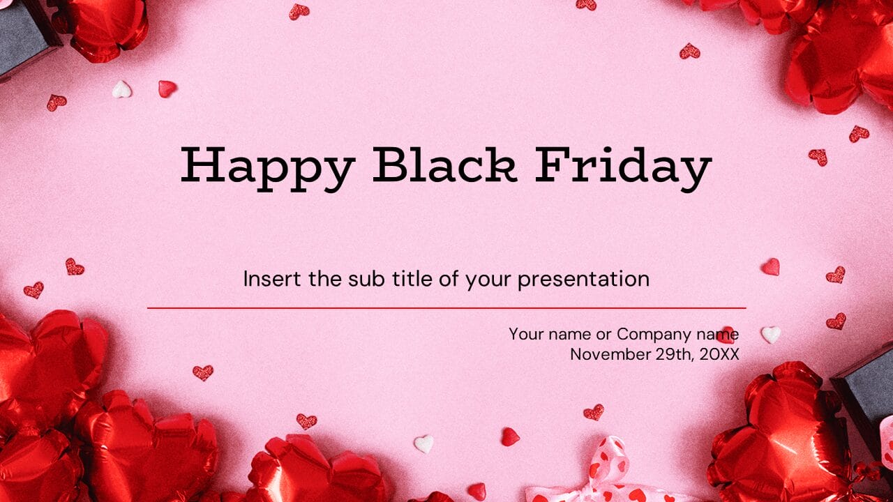Happy Black Friday Google Slides Themes PowerPoint Templates