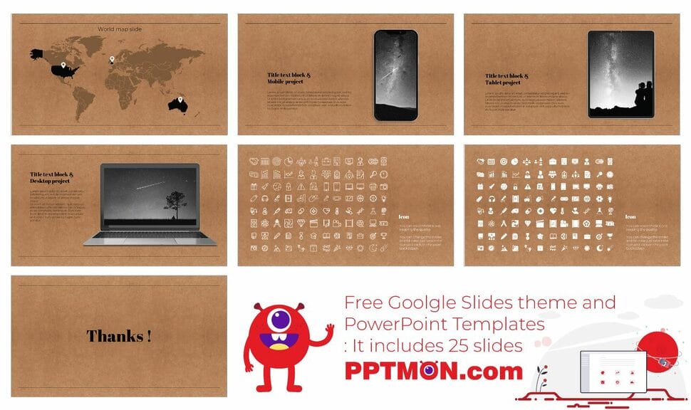 Kraft Newspaper Presentation Templates - Google Slides & PPT