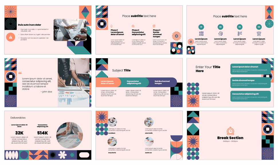 Design Philosophy Lesson Google Slides PowerPoint Templates