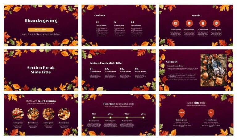 Thanksgiving Free Google Slides Themes PowerPoint Templates