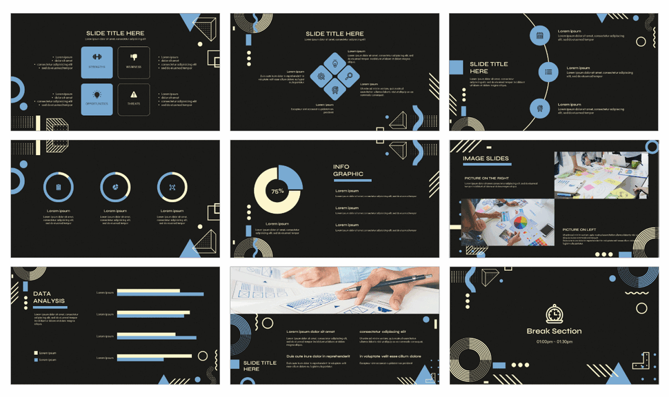 Business Idea Presentation Templates - Google Slides PowerPoint