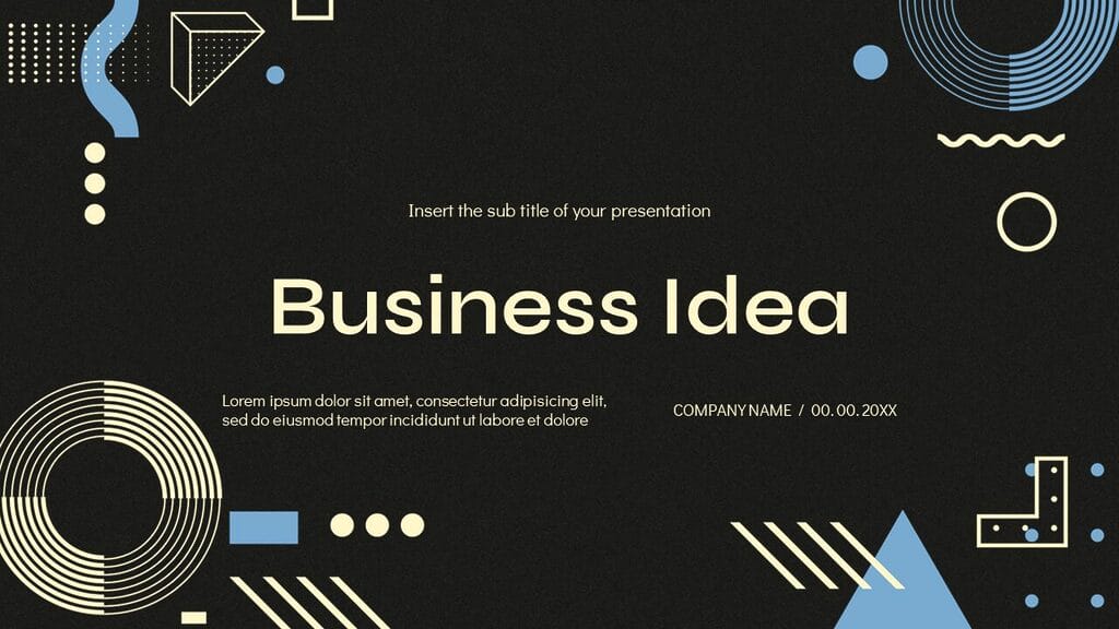 Creative presentation - Free PowerPoint template Google Slides theme