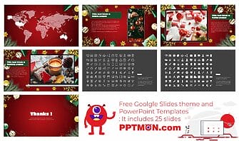 Christmas Party Free Presentation Templates - Google Slides PPT