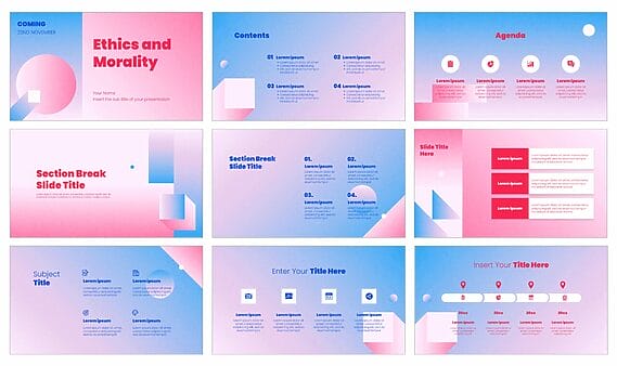 Ethics and Morality Google Slides Themes PowerPoint Templates