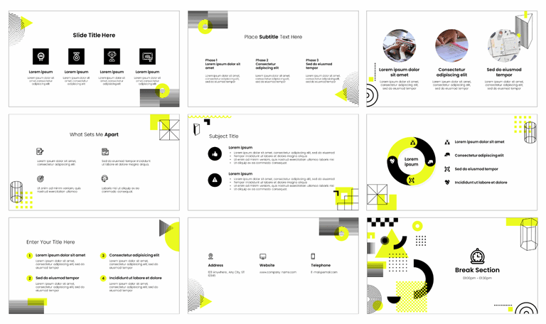 Creative Writing Presentation Template - Google Slides PowerPoint