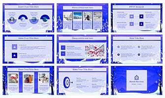 Welcome Winter Presentation Templates-Google Slides PowerPoint