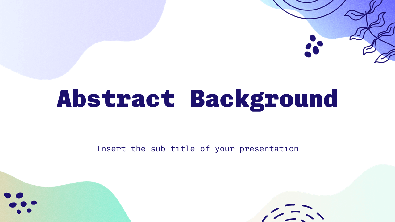 Abstract Background Google Slides Themes PowerPoint Templates