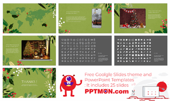 Christmas Design Google Slides Themes PowerPoint Templates