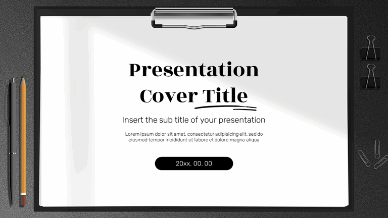 Clipboard - Free Powerpoint templates and Google Slides themes