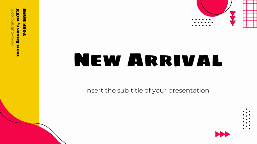New Arrival - Free Powerpoint templates and Google Slides themes