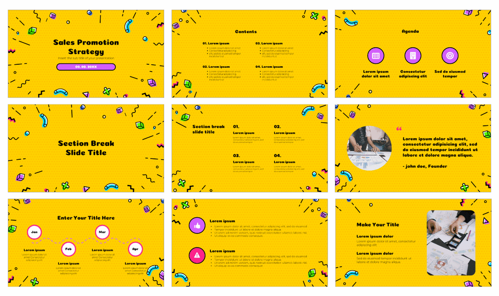 Sales Promotion Strategy Google Slides PowerPoint Templates